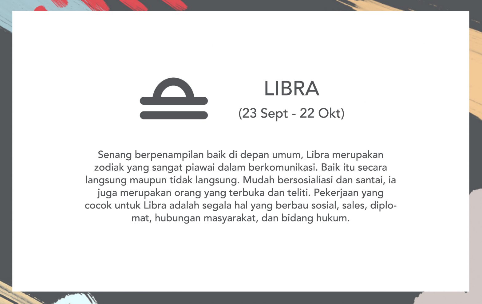 LIBRA DAN SAYA