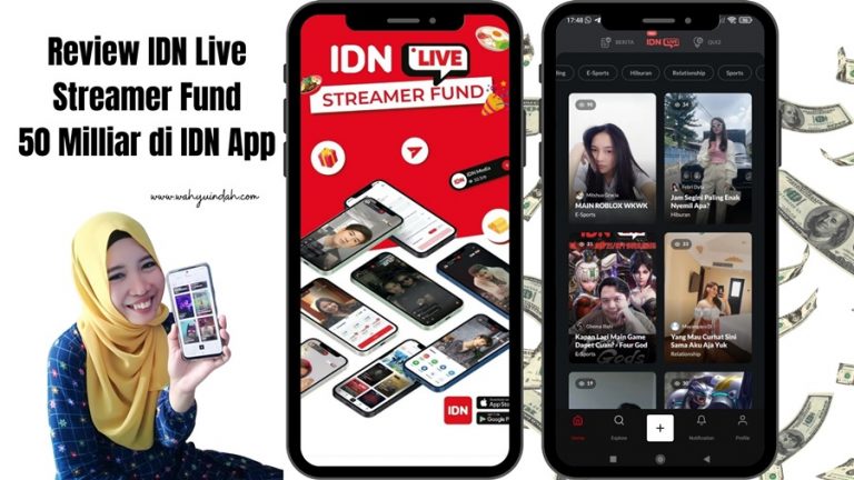 Review IDN Live Streamer Fund 50 Miliar di IDN App